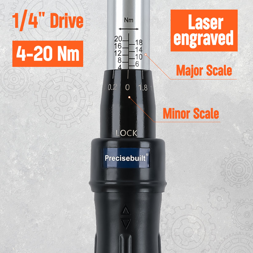 1/4" Drive 20 Nm Click Tech Torque Wrench – Precisebuilt Shop