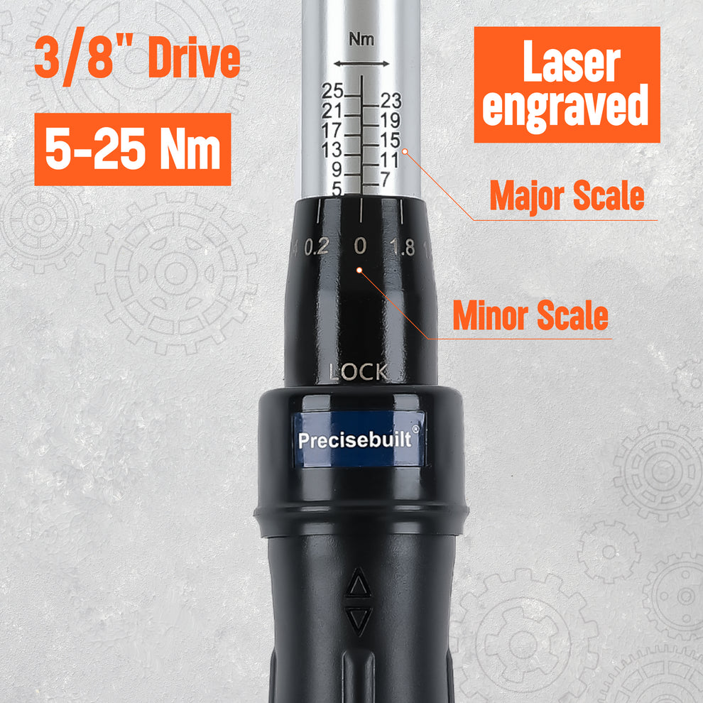 3/8" Drive 25 Nm Click Tech Torque Wrench – Precisebuilt Shop